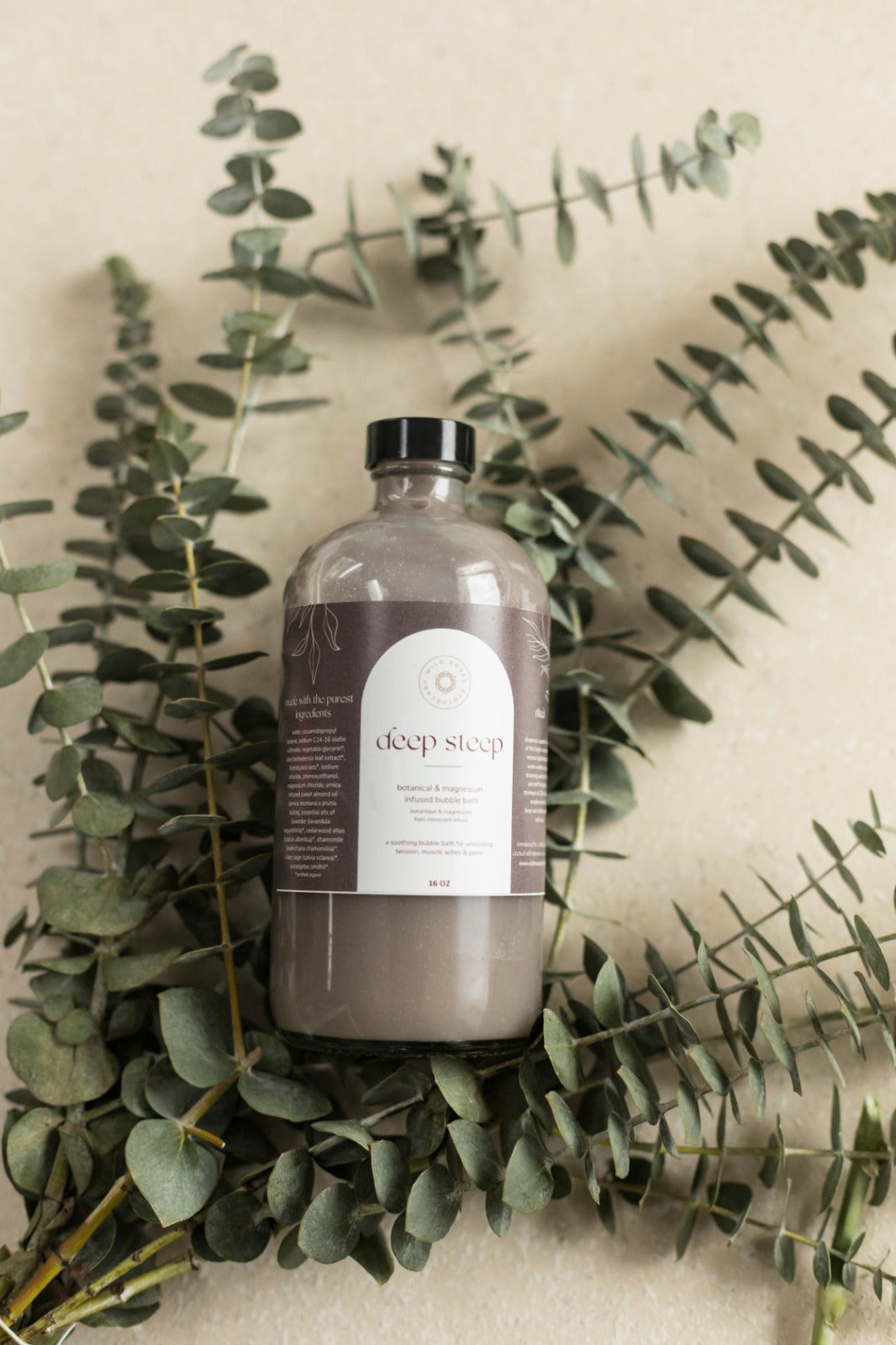 Deep Steep | Botanical & Magnesium Infused Bubble Bath – Wild Roses Apothecary Inc.
