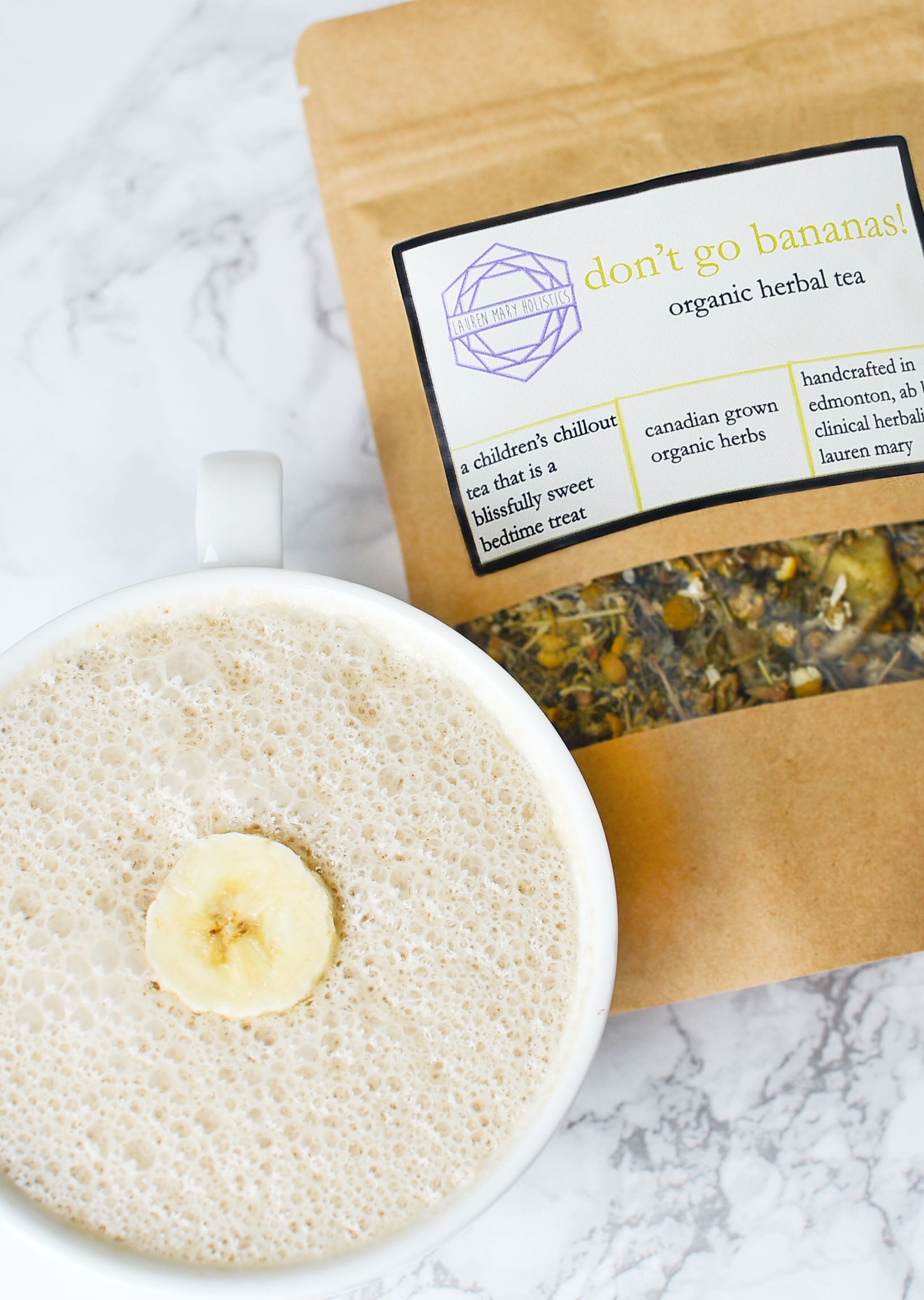 Don't Go Banana's Baby Latte – Wild Roses Apothecary Inc.